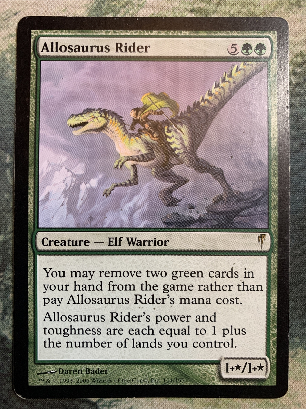 MTG Allosaurus Rider Coldsnap 101/155 Regular Rare for sale online | eBay