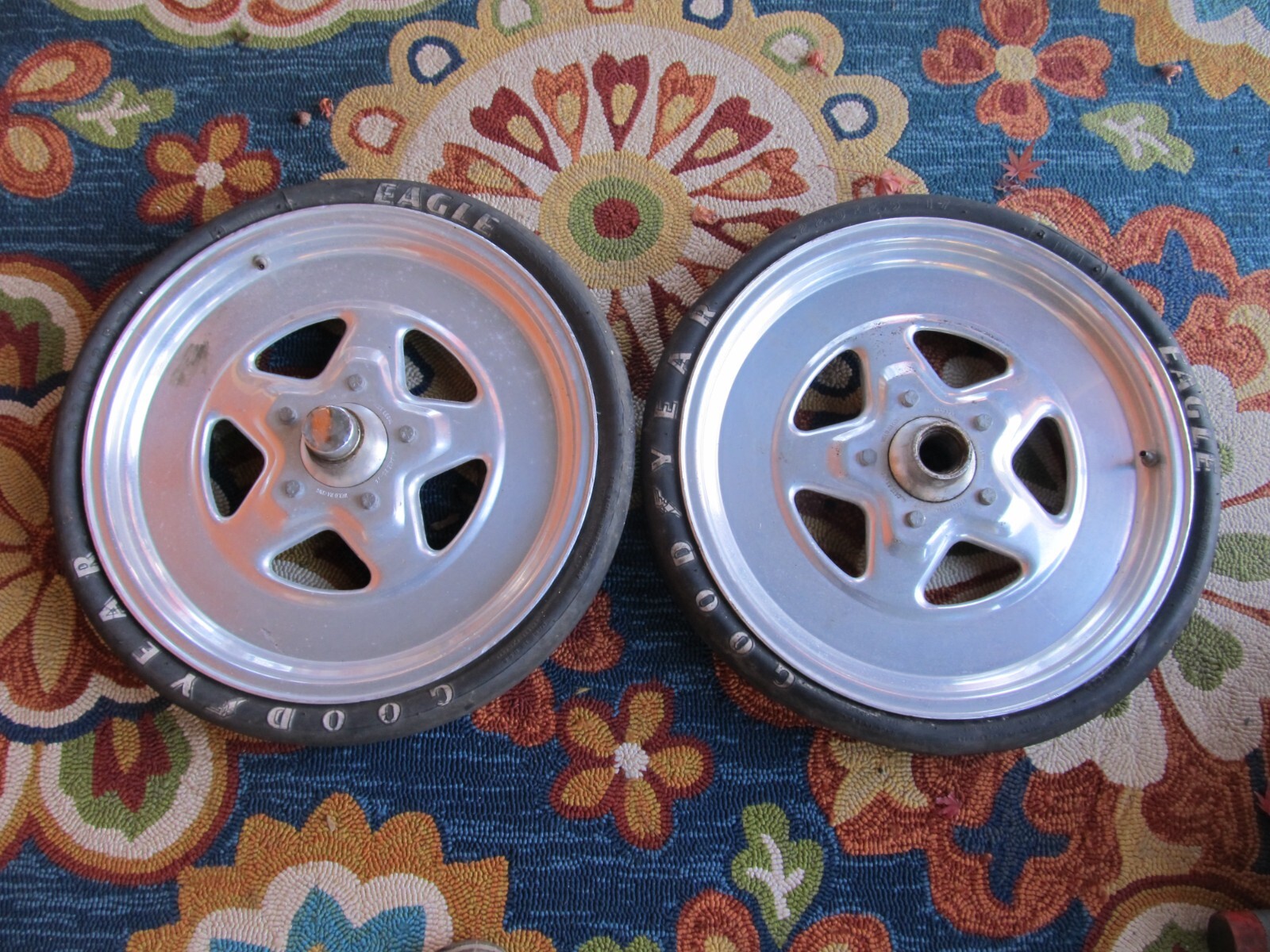 WELD Prostar 17"X2-1/2" Spindle Mount Hot Rod Gasser Dragster Front ...