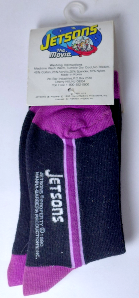 Vintage 1990 Jetsons The Movie Jane Socks Size 6 to 8-1/2 New Hanna ...