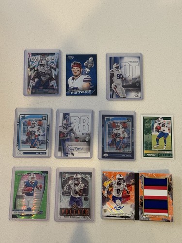 2024 Buffalo Bills Rookies KEON COLEMAN Rookie Booklet & Ray Davis Auto ...