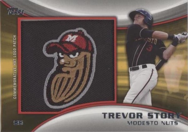 2014 Topps Pro Debut - Manufactured Hat Logo Patch #MH-TS Trevor Story ...