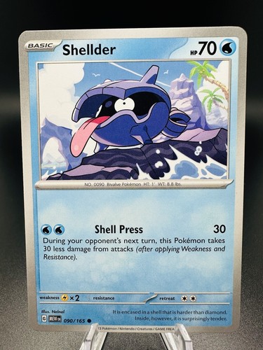 Pokemon TCG - Shellder 90/165 - English 151 2023 | eBay