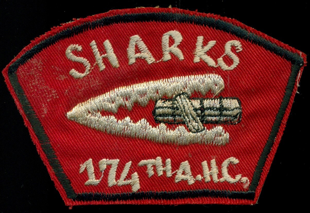 US Army 174th Attack Helicopter Company Sharks Vietnam Patch JRR | eBay