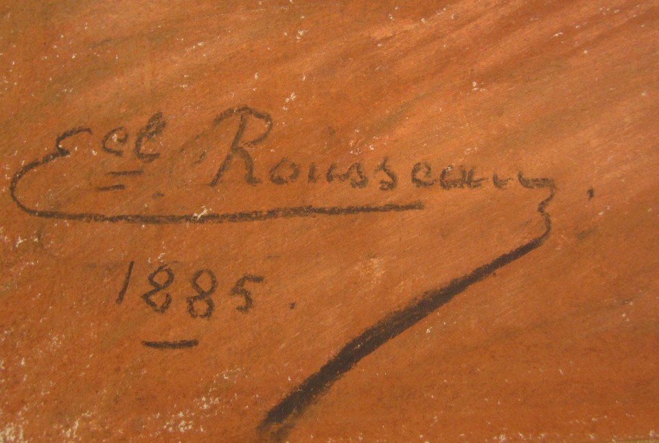 Emmanuel ROUSSEAU dessin pastel tableau nature morte pichet livre pain ...