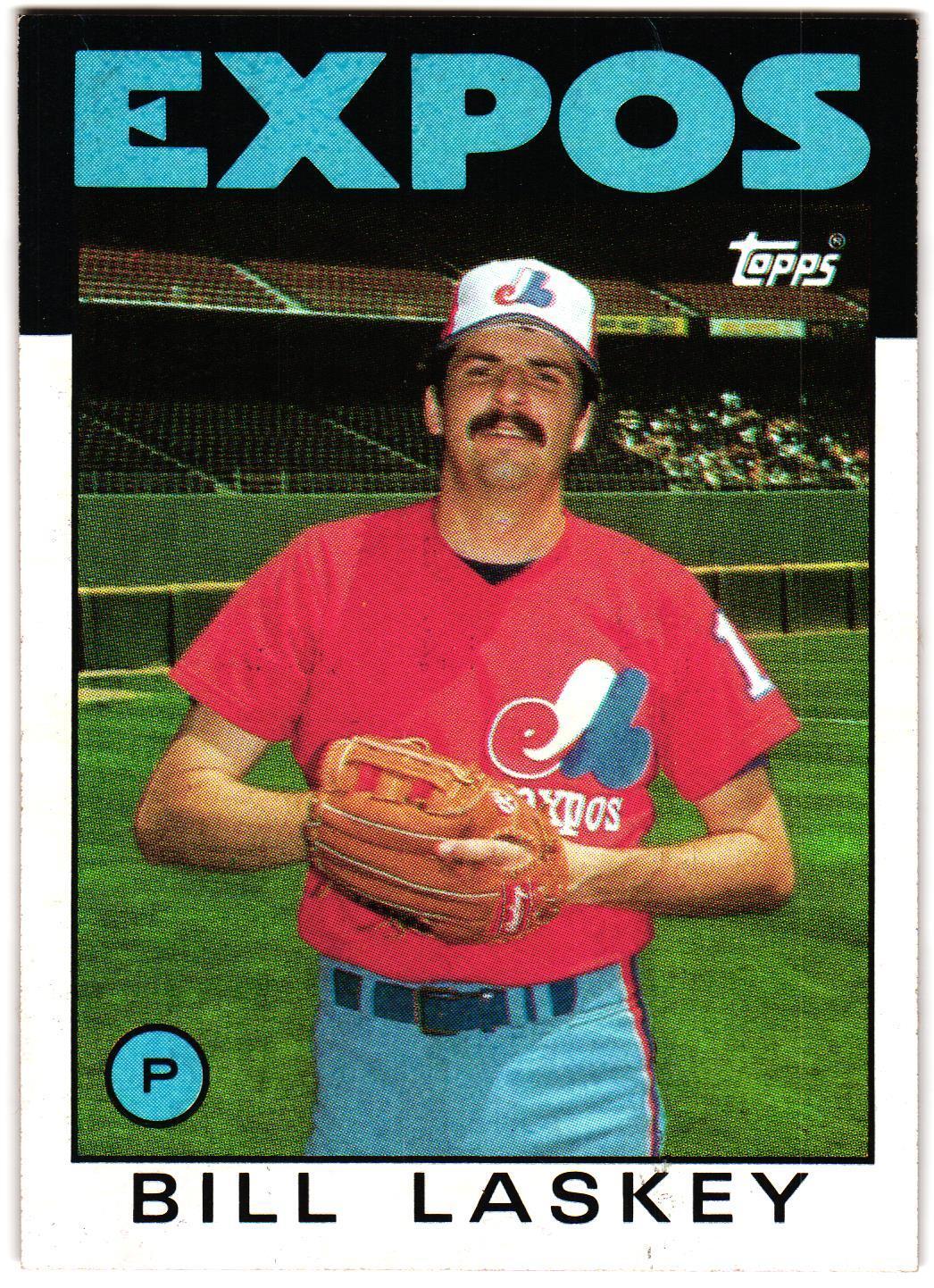 1986 Topps #603 Bill Laskey Montreal Expos Very Good | eBay
