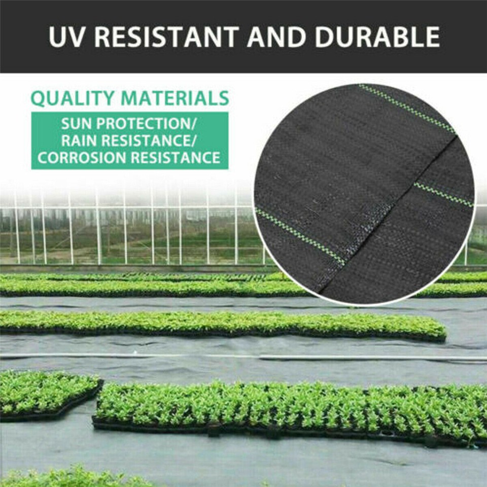 Weed Control Fabric Membrane Driveway Ground Cover Sheet Garden Heavy ...