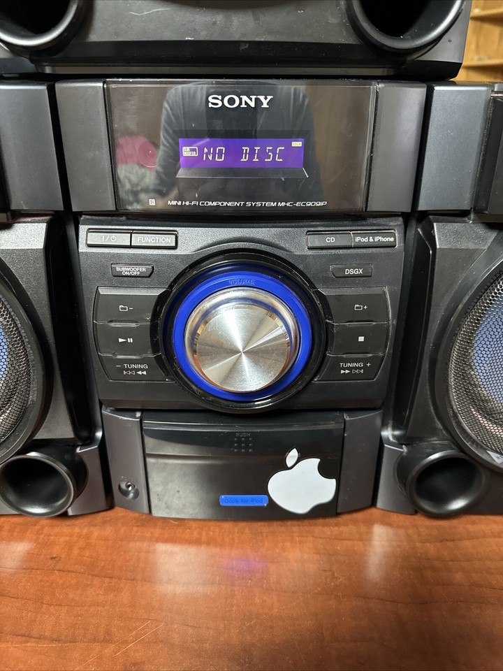 🔥Sony MHC-EC909iP Mini Hi-Fi Component System CD FM iPod Dock Tested | eBay