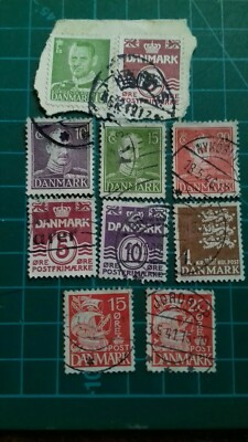Denmark stamps 20's 30's 40's danish stamps | eBay UK