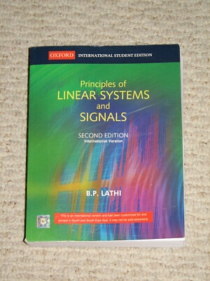 Principles of Linear Systems and Signals 2nd Ed International Ed Lathi ...