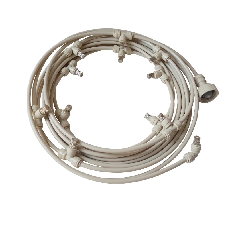 Garden Water Pipe Misting Cooling Fog Hose Tube System Kit for ...