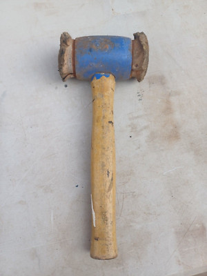 Used Double Hide Hammer 2 Faced Hammer Rawhide Mallet Size 5 ...
