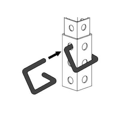 Telescoping Perforated Tubing Kit w/Locking Pin - Adjusts 24"-48"-Pre ...