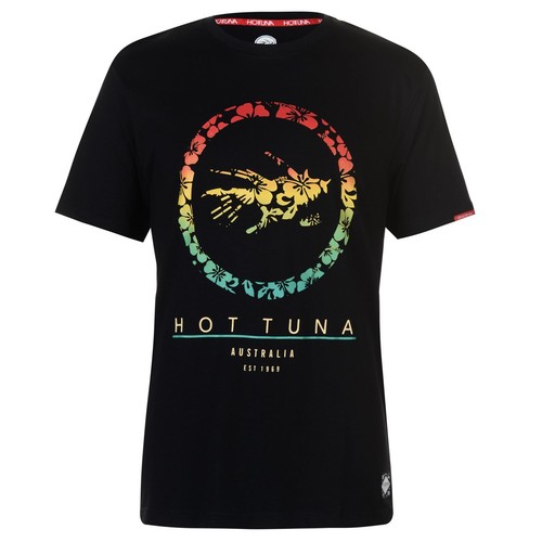 Mens Branded Hot Tuna Logo Fashion Short Sleeves T Shirt Top Size S-4XL ...
