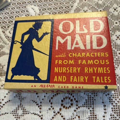 Old Maid Nursery Rhymes Fairy Tales Vintage Playing Cards | eBay