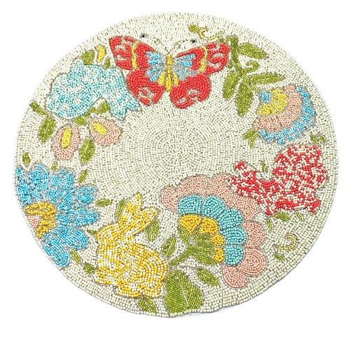 Rachel Zoe Easter Bunny Rabbits Flowers Butterfly 15in Single Beaded ...