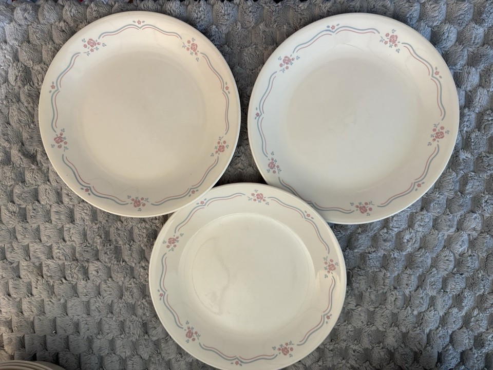 Vintage Corelle by Corning English Breakfast Dinnerware Set 17-PC | eBay