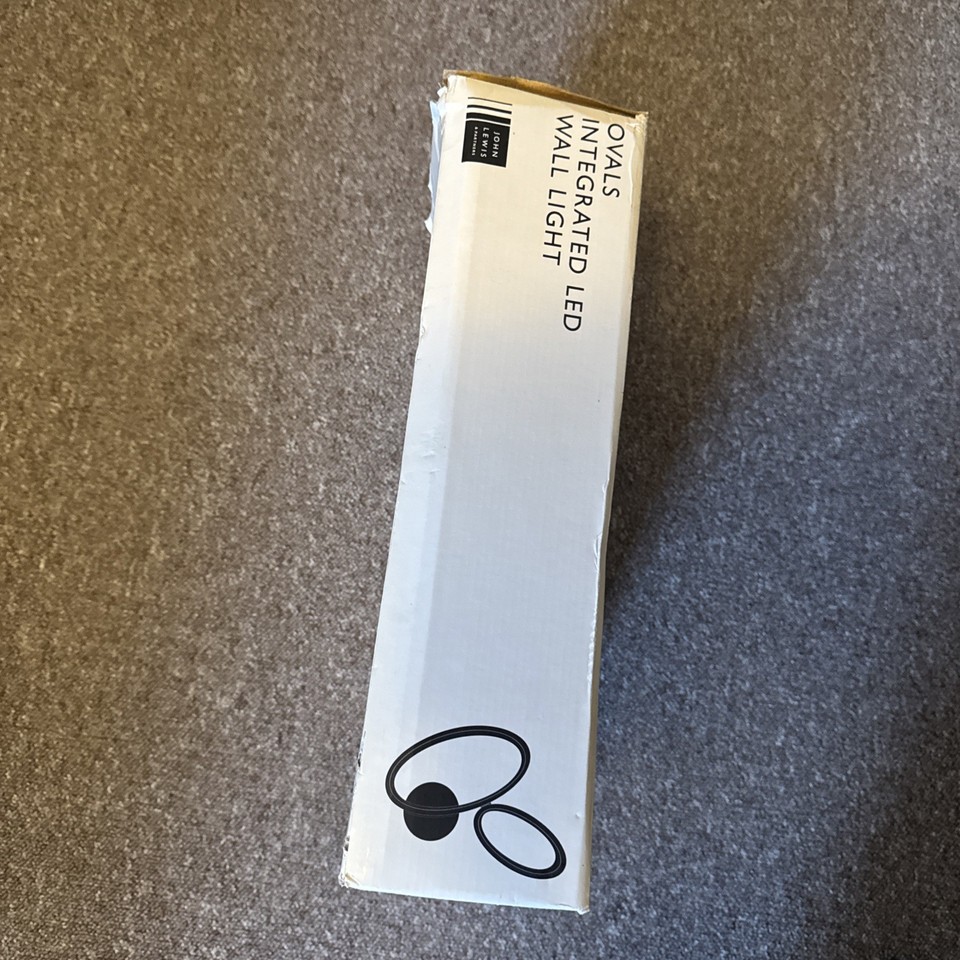 John Lewis OVALS Warm White Stacked LED WALL LIGHT New | eBay UK