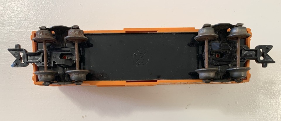 Marx Train - O Gauge - 467110 B&O Box Car w/ 3/16 trucks - Orange - HTF ...