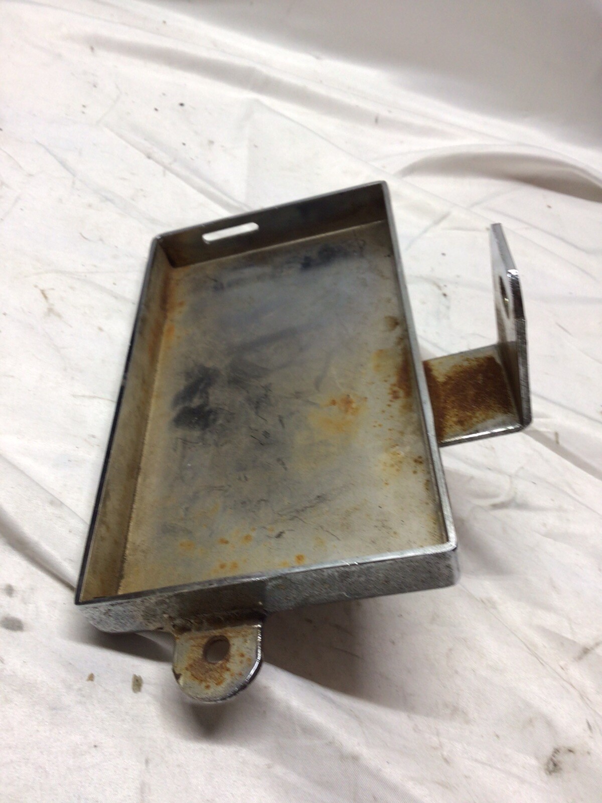 harley Davidson/Chopper chrome Battery tray shovelhead fxe FL chopper ...