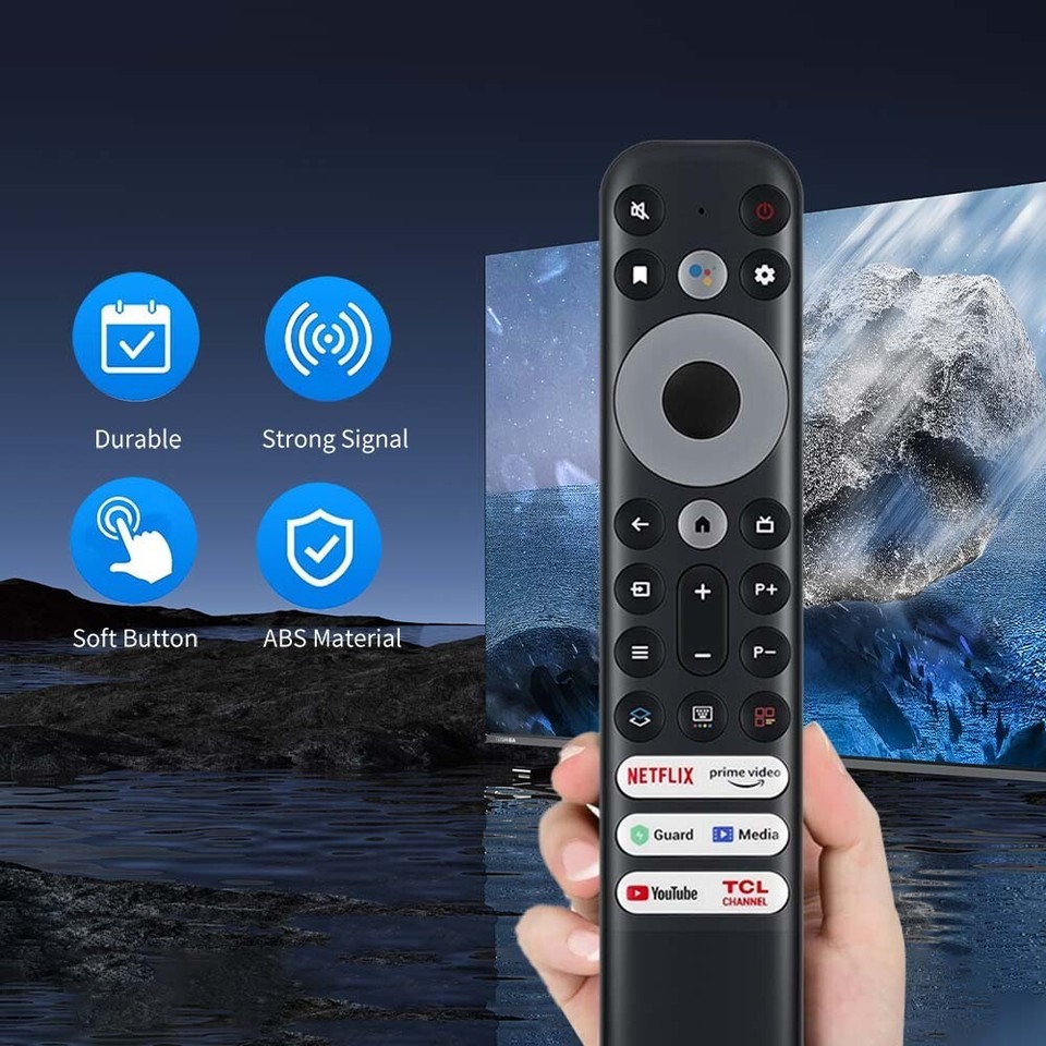 New RC902V FMR1 Voice Remote For Most TCL Google TV Not For TCL Roku ...