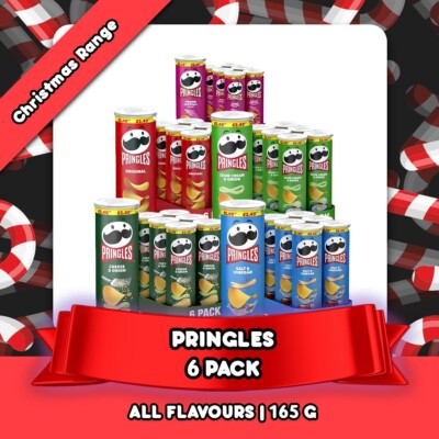 Pringles Essential Sharing Crisps - Full Case Any Flavour Selection (6 ...