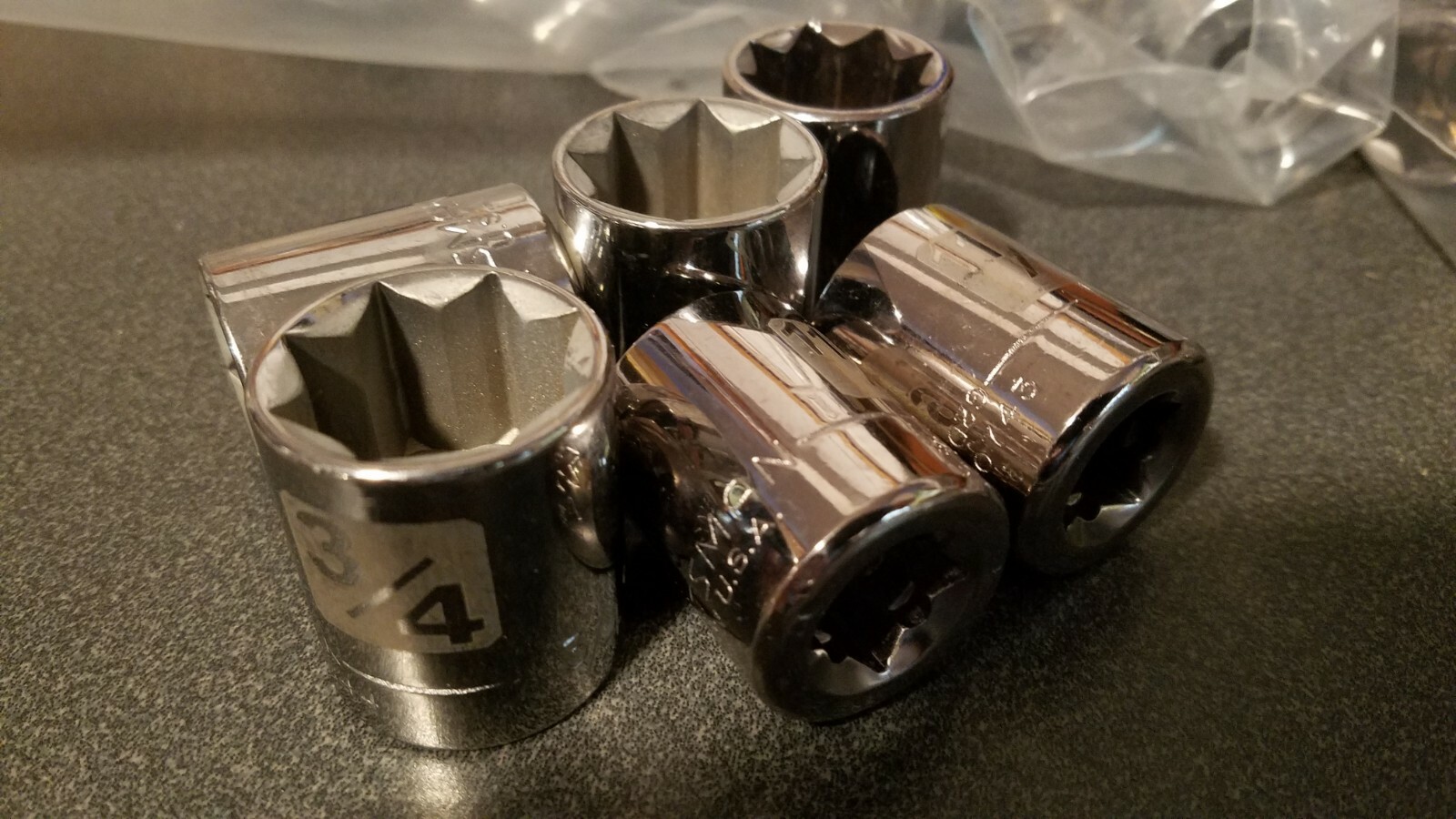 NOS Craftsman 8 point sockets, 1/2" drive pick size, made in USA!!! | eBay