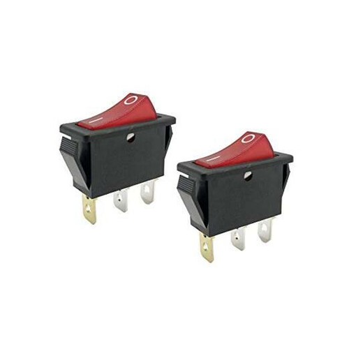 Rocker Switch Lighted On Off 120927-24 120 Volt for Electric Fireplaces ...