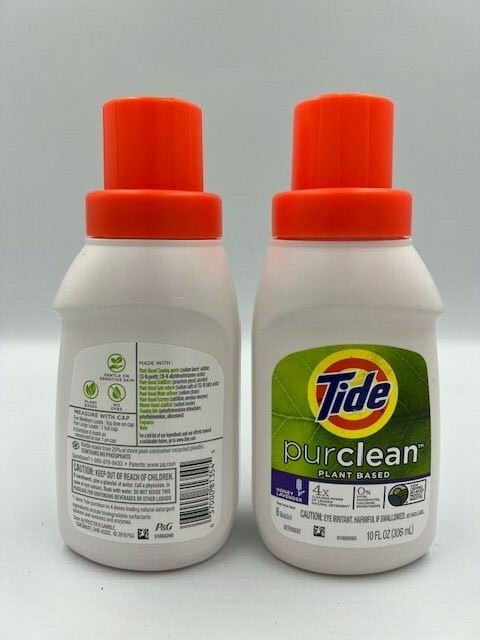 2-Pack Tide PurClean Plant Based Laundry Detergent 10 fl.oz Each Honey ...