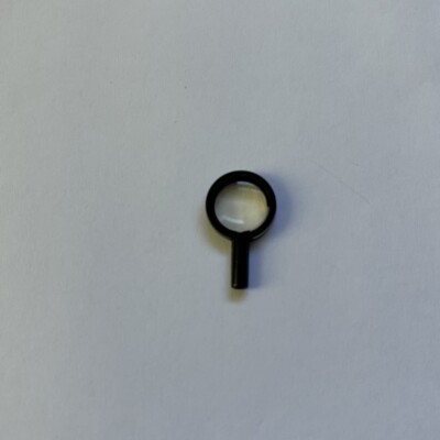 Lego Magnifying Glass Black Clear Lens Hollow Handle 30152c03 ...