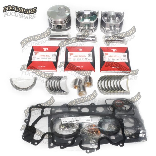 3LD1 Engine Rebuild Kit For Hitachi Hanix Case Daewoo Excavator Denyo ...