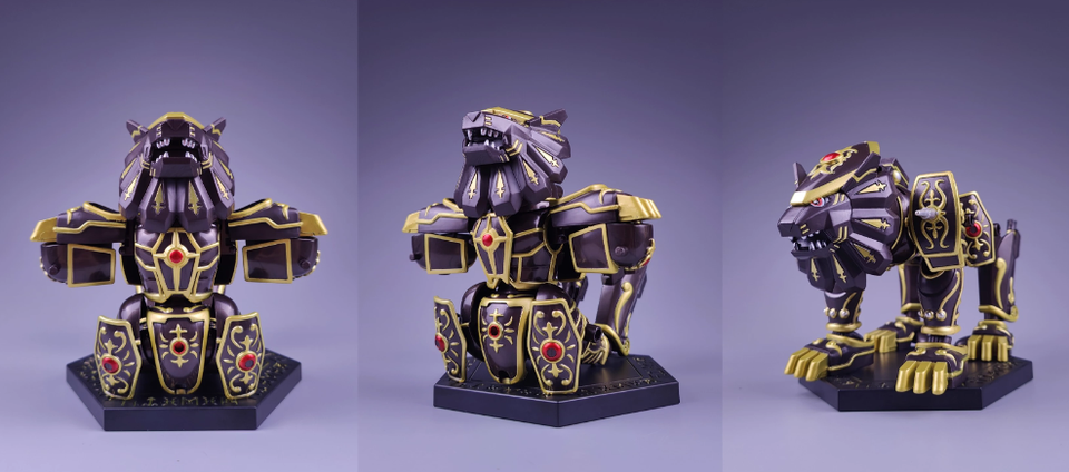 DG mazing Digimon Louwemon Kaiser Leomon Resin Figure Model Collection ...
