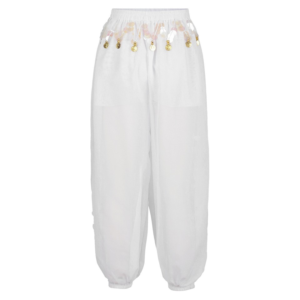 UK Women Belly Dance Costume Harem Tribal Baggy Arabic Trousers Lantern ...