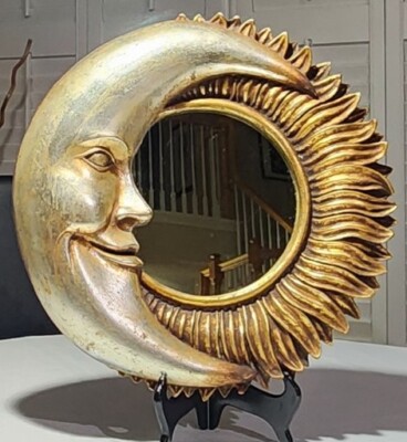 Vintage 2000,AW Design,Allon Agohob Sun&Moon Handcrafted WoodWall ...