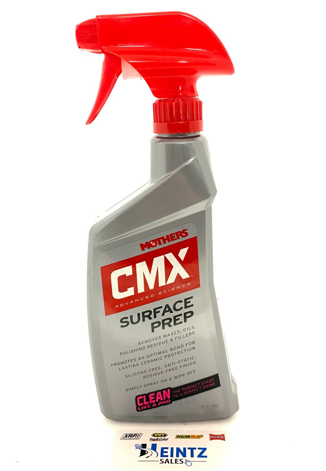 MOTHERS 01224 CMX Surface Prep Spray - Silicone Free - Anti-Static - 24 ...