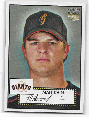Matt Cain 2006 Topps 52 Rookie Card #88 | eBay