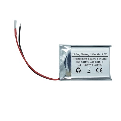3.7V 500mAh Battery For Sony WH-CH500 WH-CH510 WF-H800 WF-XB700 ...