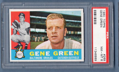 1960 Topps #269 Gene Greene (11346889) PSA 8 | eBay