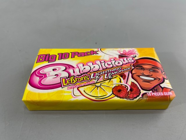 Lebron's Lightning Lemonade Bubblicious Chewing Gum 10pk 2004 Lebron ...