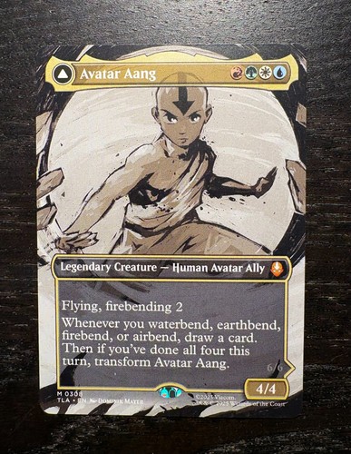 Avatar Aang (Mythic - Borderless) MTG Avatar: The Last Airbender! | eBay