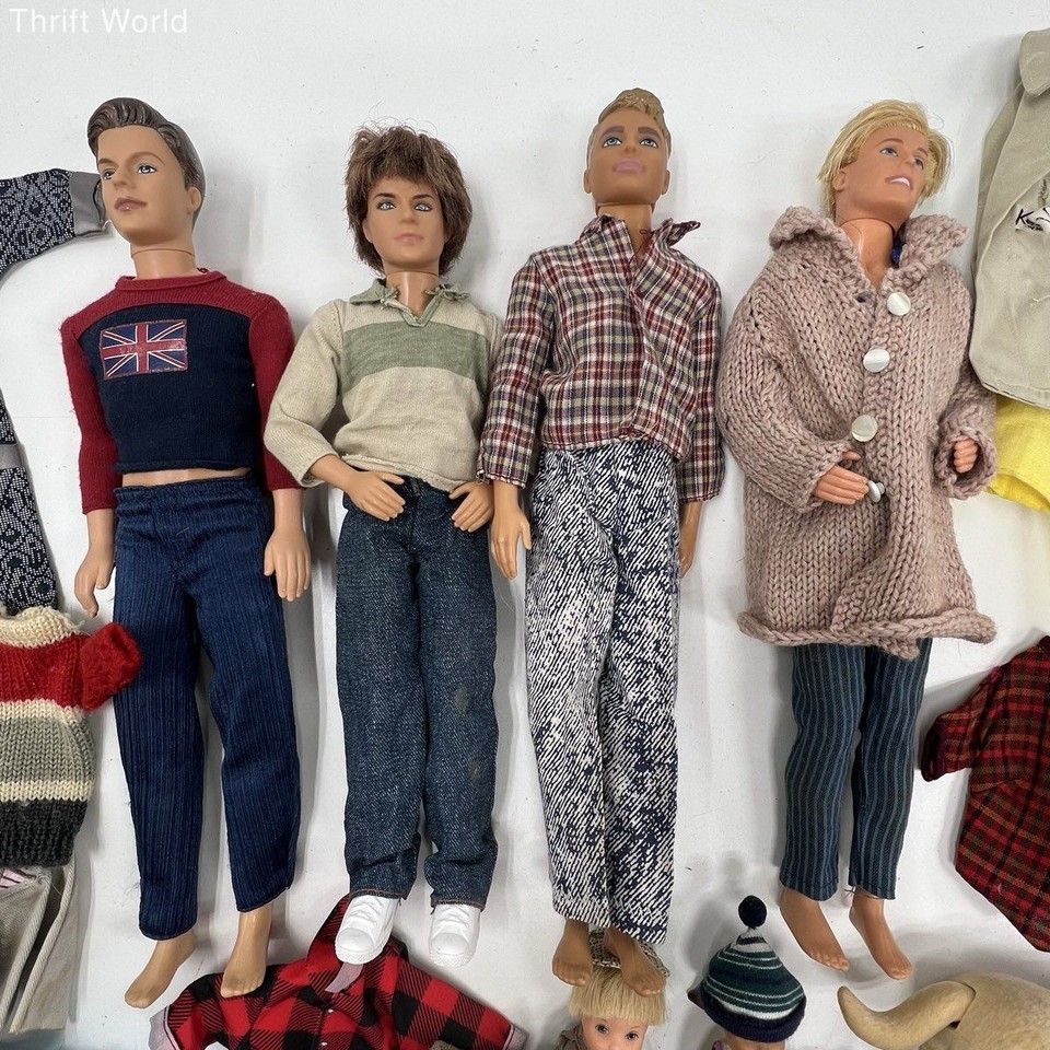 Vintage Mattel Barbie Ken Doll & Clothes Huge Lot 90s Outfits ...