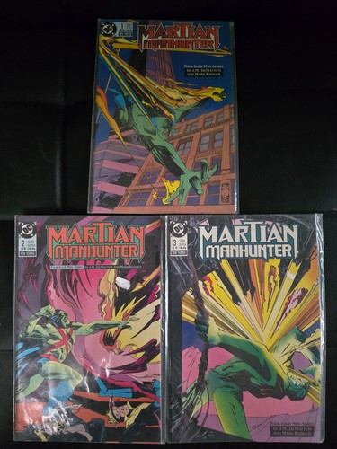 Martian Manhunter #1-3 1988 Mini Series by DeMatteis & Badger DC Comics ...