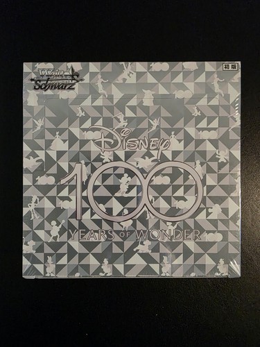 Disney 100 Anniversary Trading Card Weiss Schwarz Booster Box New ...