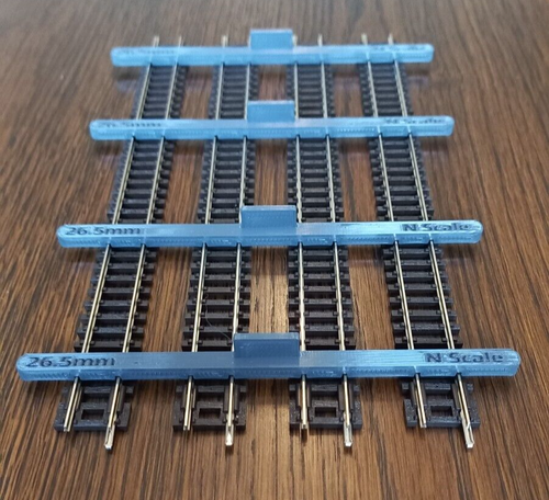 4 Pack - Streamline (26.5mm) N (1:148) Scale Parallel Track Spacer ...