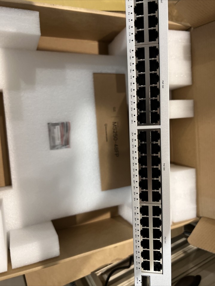 NEW Cisco Meraki MS250-48FP-HW 48x 1GB PoE+ RJ-45 4x 10GB SFP+ ...