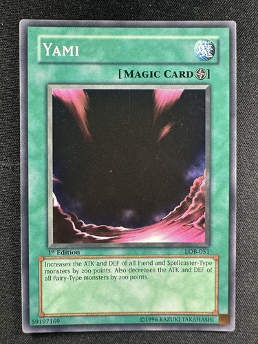 Yu-Gi-Oh! TCG LOB-051 Yami 1st Edition Common Magic NM | eBay