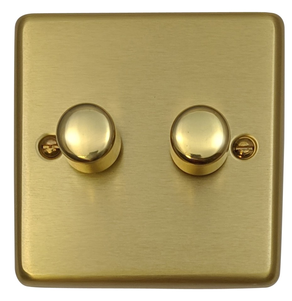 G&H Satin Brushed Brass CSB2 Light Switches, Plug Sockets, USB, Dimmers ...