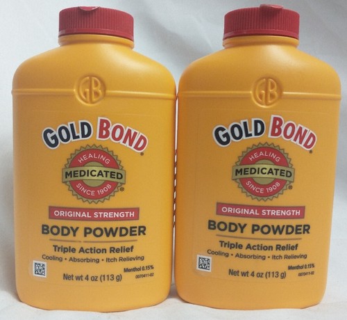 2X Gold Bond Original Strength Body Powder Triple Action With Talc 4 Oz ...