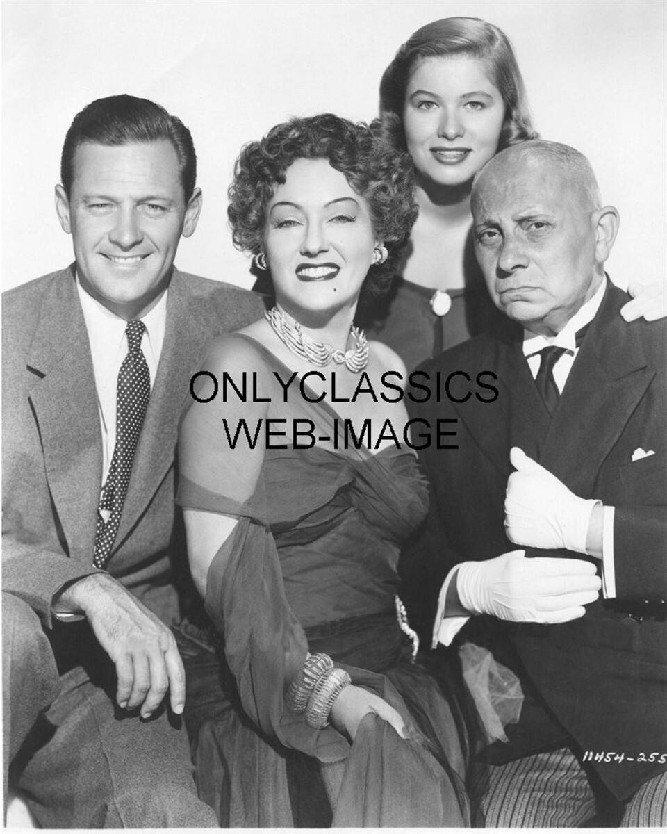 1950 SUNSET BOULEVARD CAST PHOTO GLORIA SWANSON-WILLIAM HOLDEN-STROHEIM ...