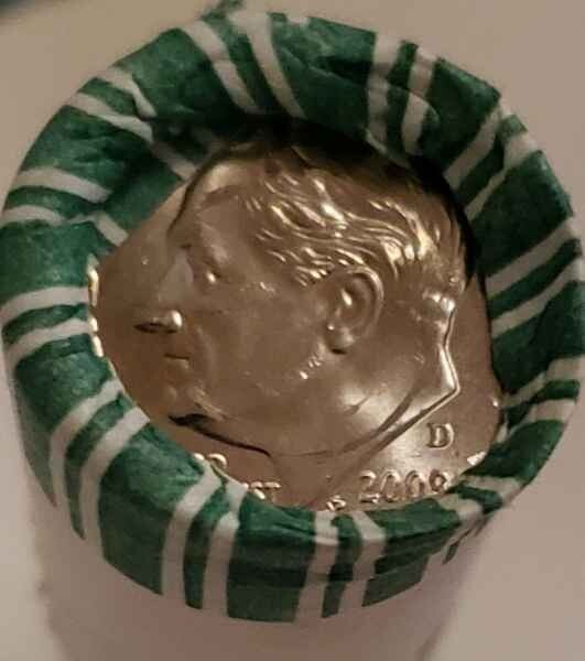 2009 DIME ROLL - D Uncirculated Roosevelt Dime Roll From Box💥💥💥💥💥💥💥💥💥💥 ...