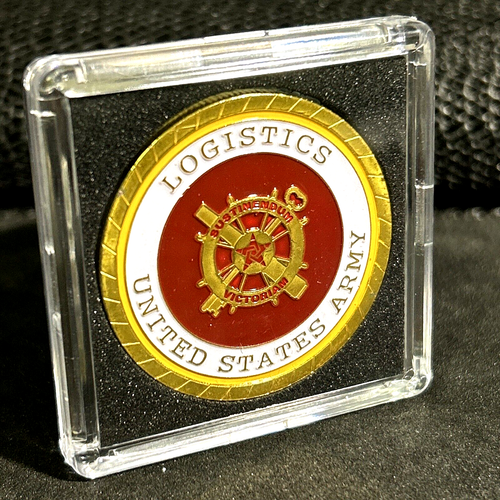 US ARMY LOGISTICS Challenge Coin with case-SHIPS WITIN 24 HRS! | eBay